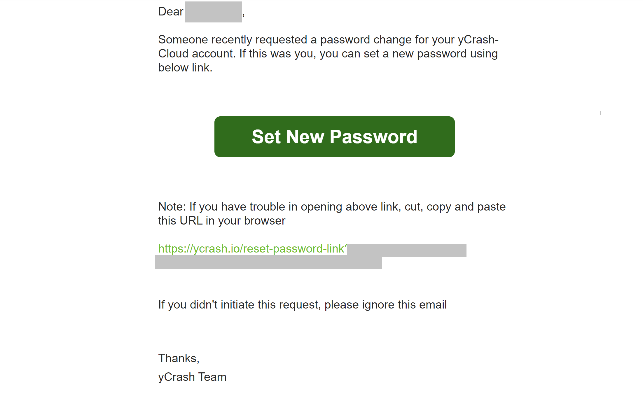 Click on the “Set New Password” button and it will take you to a page ...
